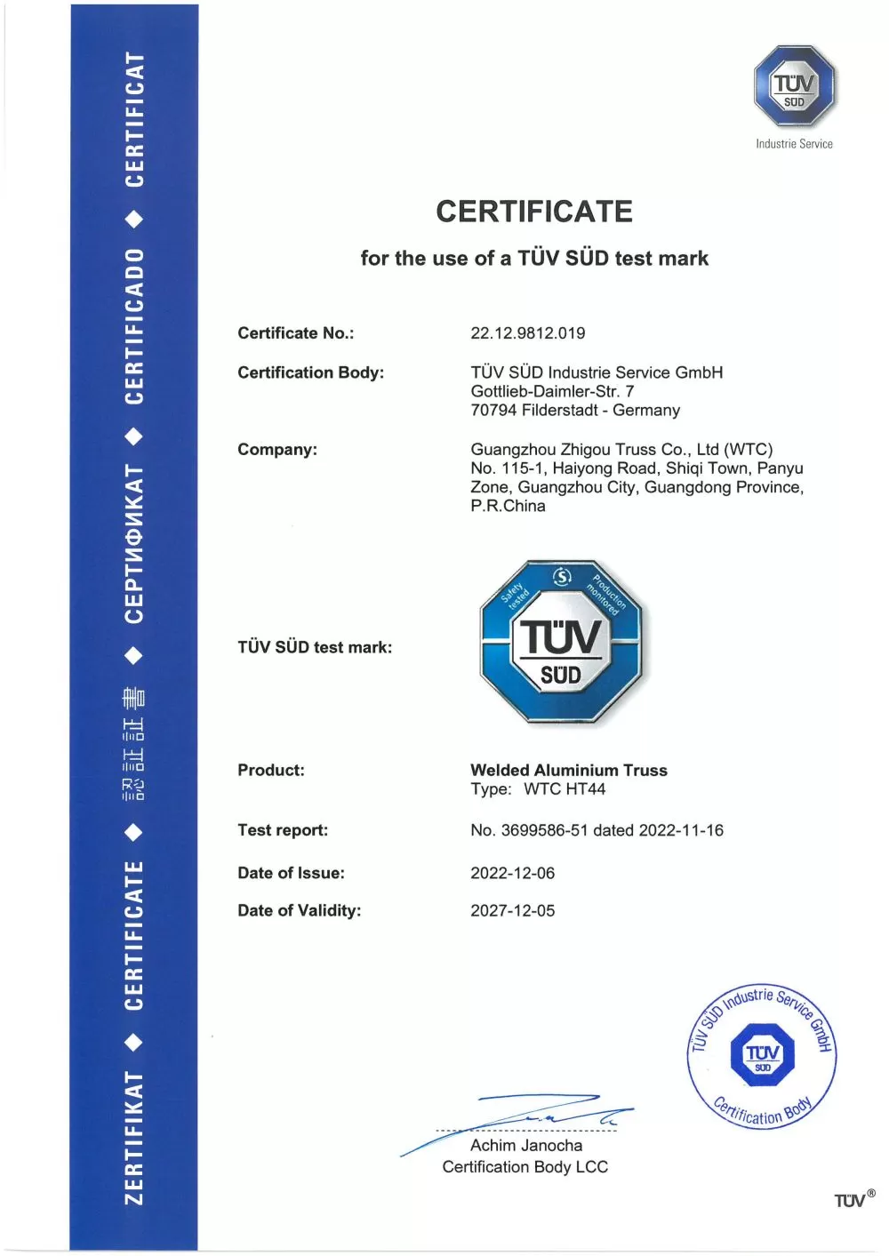 Aluminum Truss System Manufacturer China | WTC